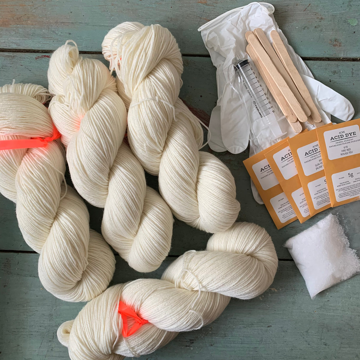 Dye-At-Home Supply Kits – Midknit Cravings Yarn Co